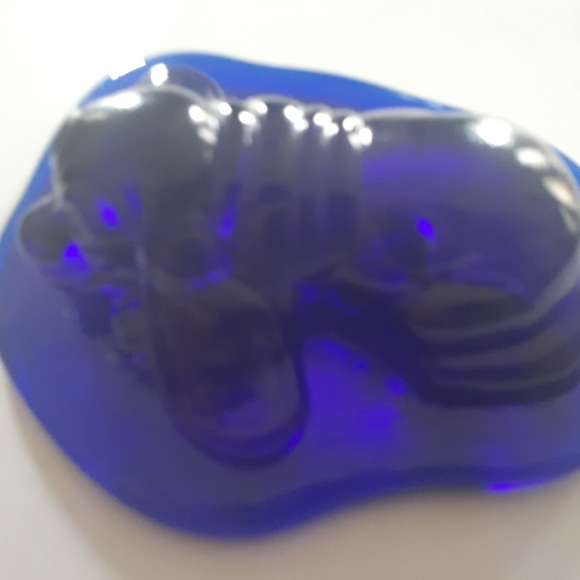 BLENKO | Art | Stunning Blenko Cobalt Blue 5 Art Glass Sleeping Dog ...